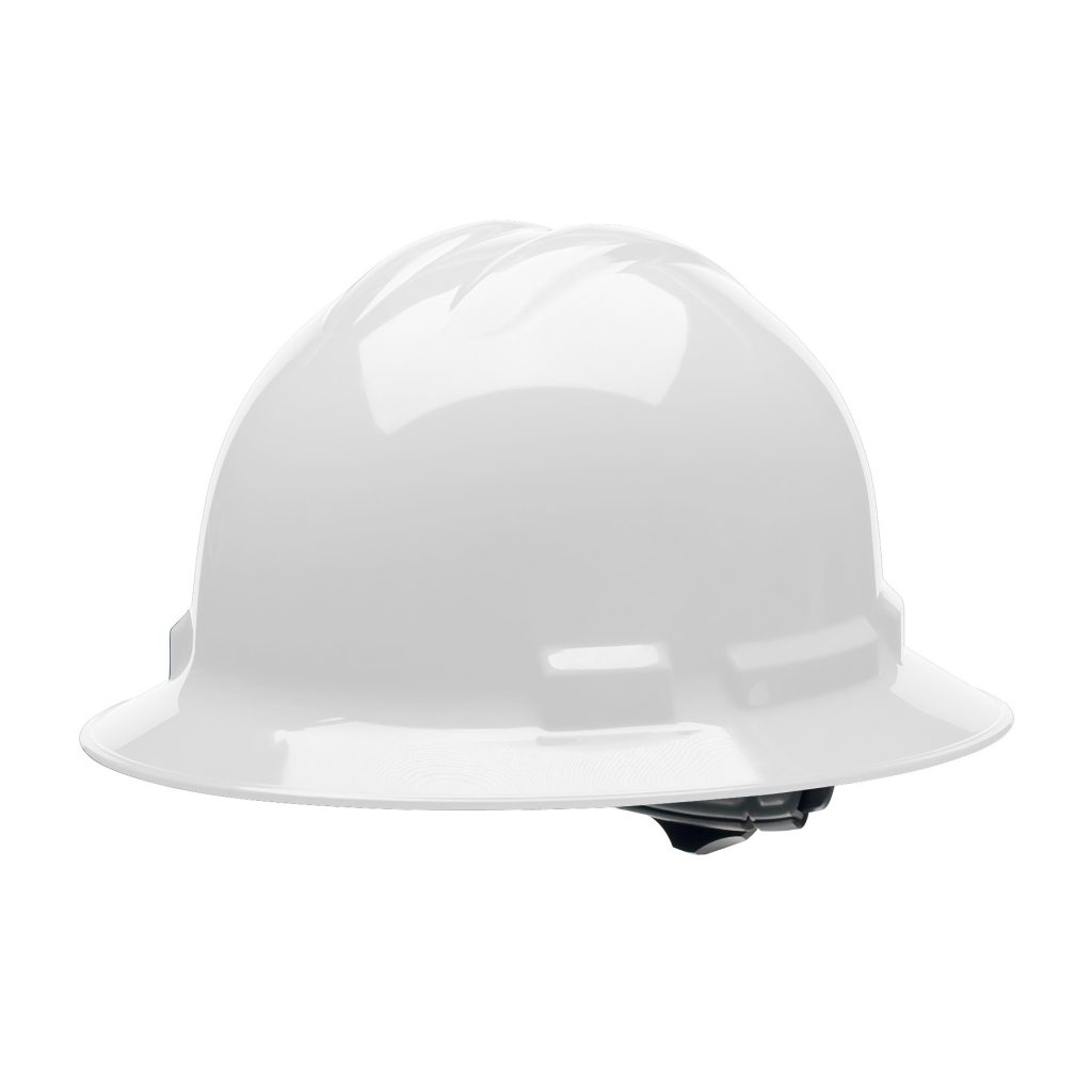 Ratchet, 6-Point, Duo Safety™, Hard Hat, Full Brim, White: #H36R1 ...