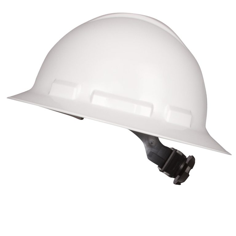 Ratchet, 6-Point, Duo Safety™, Hard Hat, Full Brim, White: #H36R1 ...