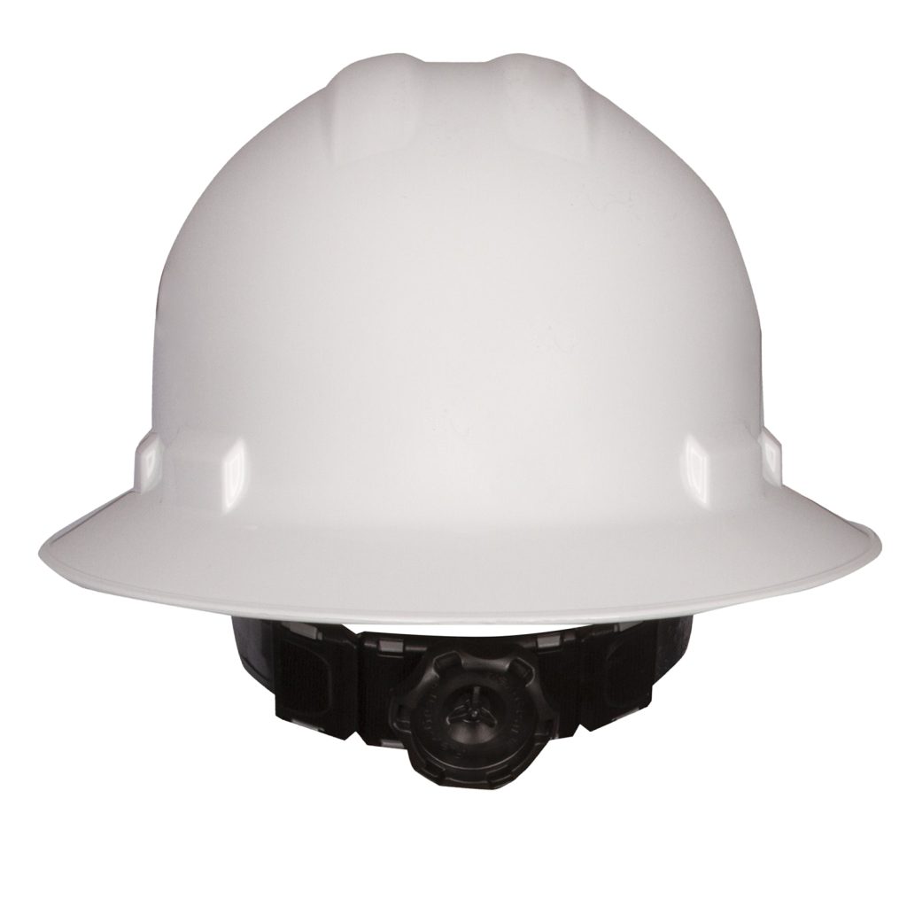 Ratchet, 6-Point, Duo Safety™, Hard Hat, Full Brim, White: #H36R1 ...