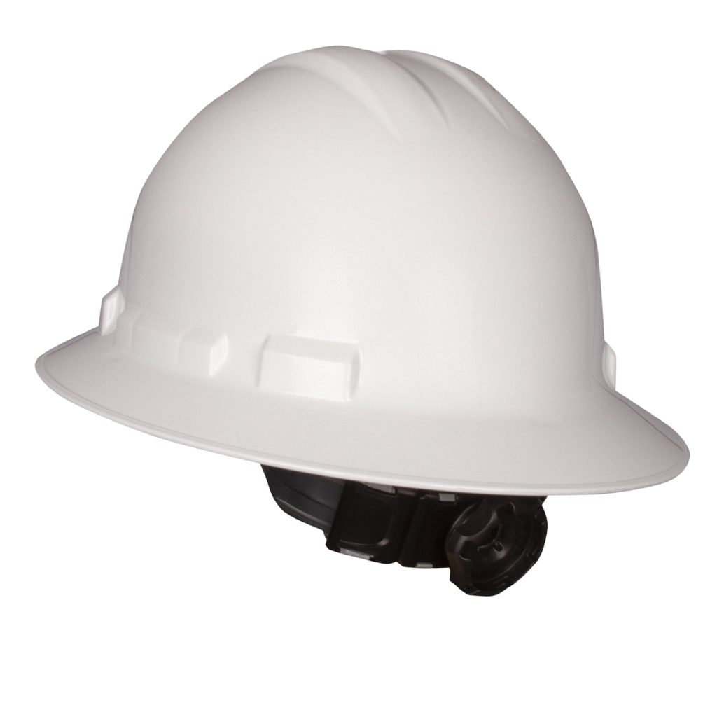 Ratchet, 6-Point, Duo Safety™, Hard Hat, Full Brim, White: #H36R1 ...