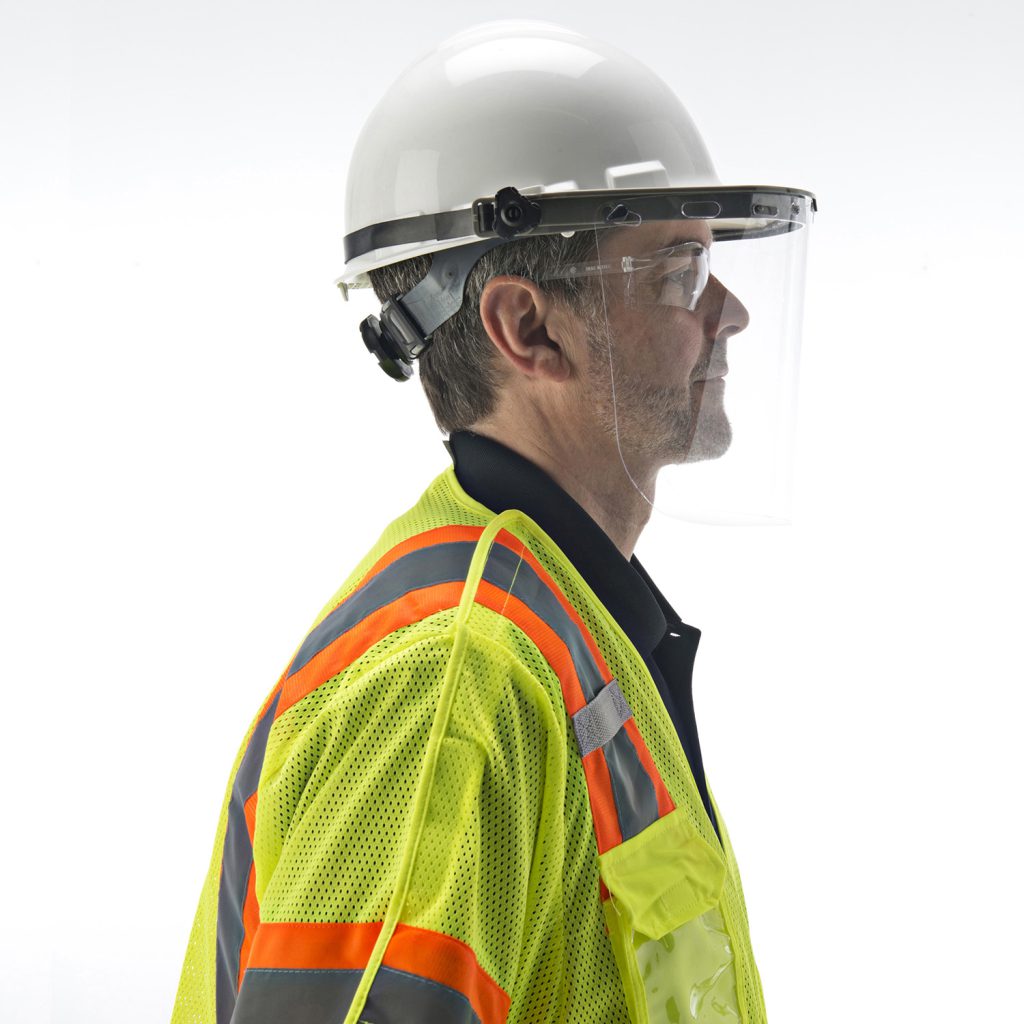 Duo Safety™, Hard Hat Face Shield, Tritan™: #HFS3 - Cordova Safety