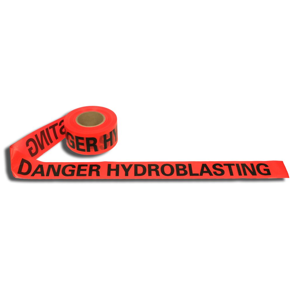 Barricade Tape, DANGER HYDROBLASTING: #T20214 - Cordova Safety