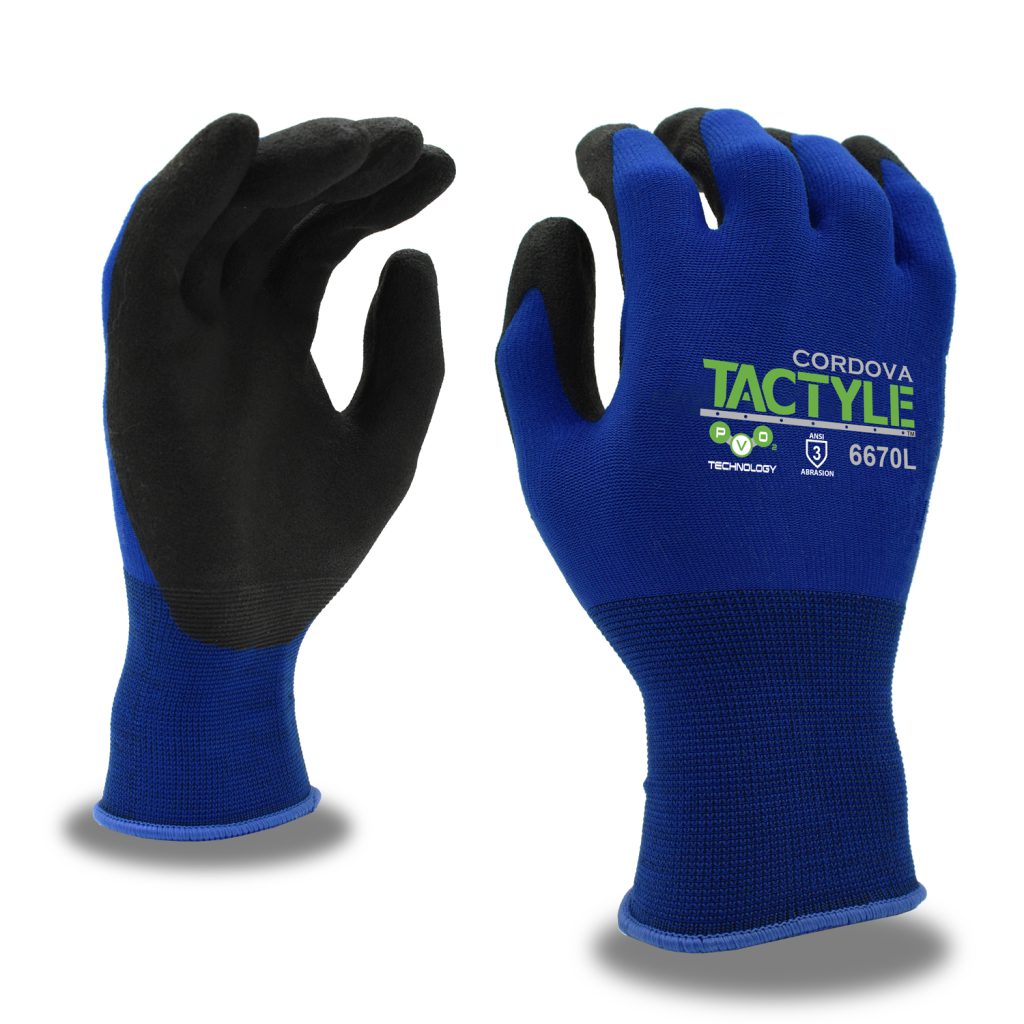 TACTYLE™, Machine Knit, PVO2, A1: #6670 - Cordova Safety