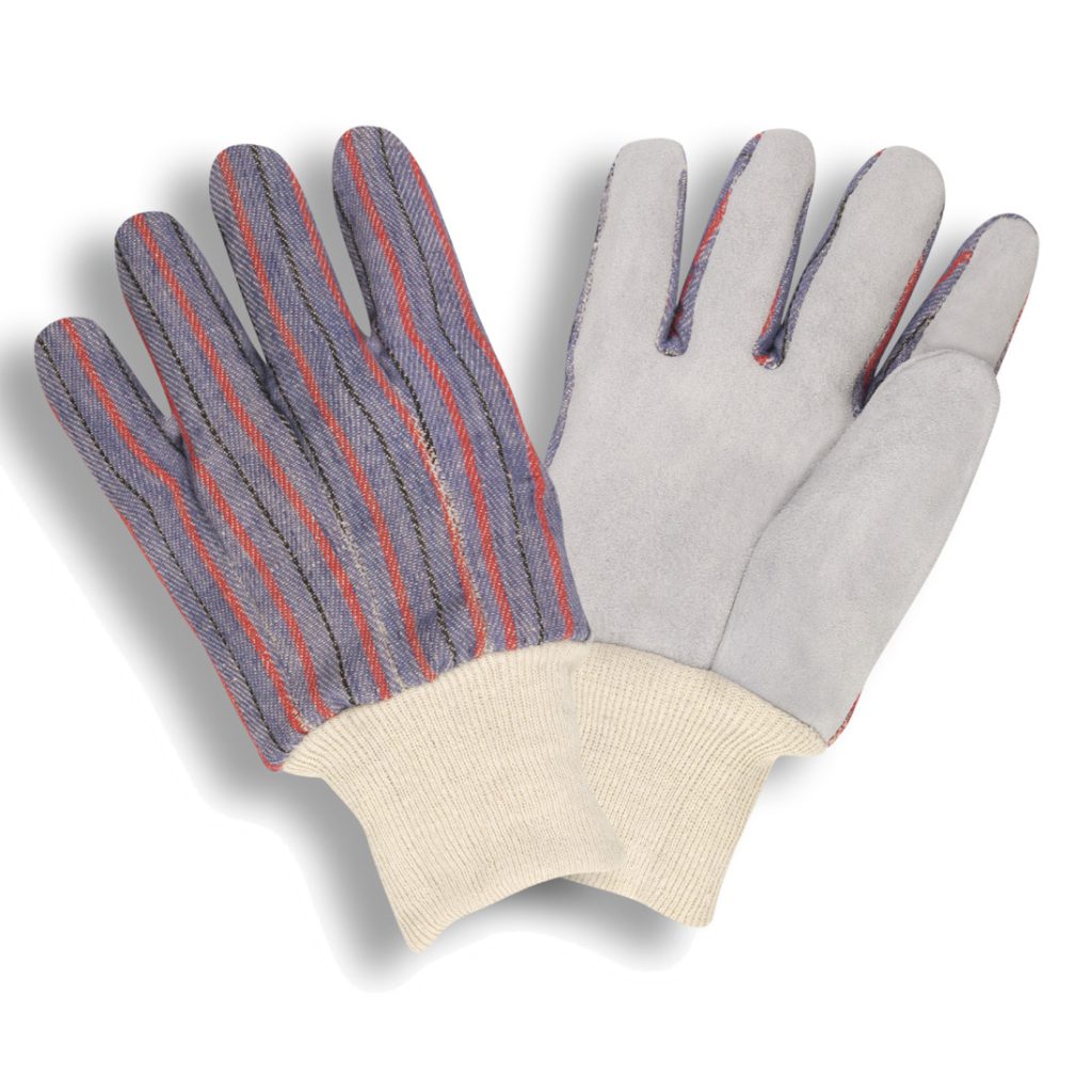 Leather Palm, Split Cowhide, Knit Wrist: #71201 - Cordova Safety