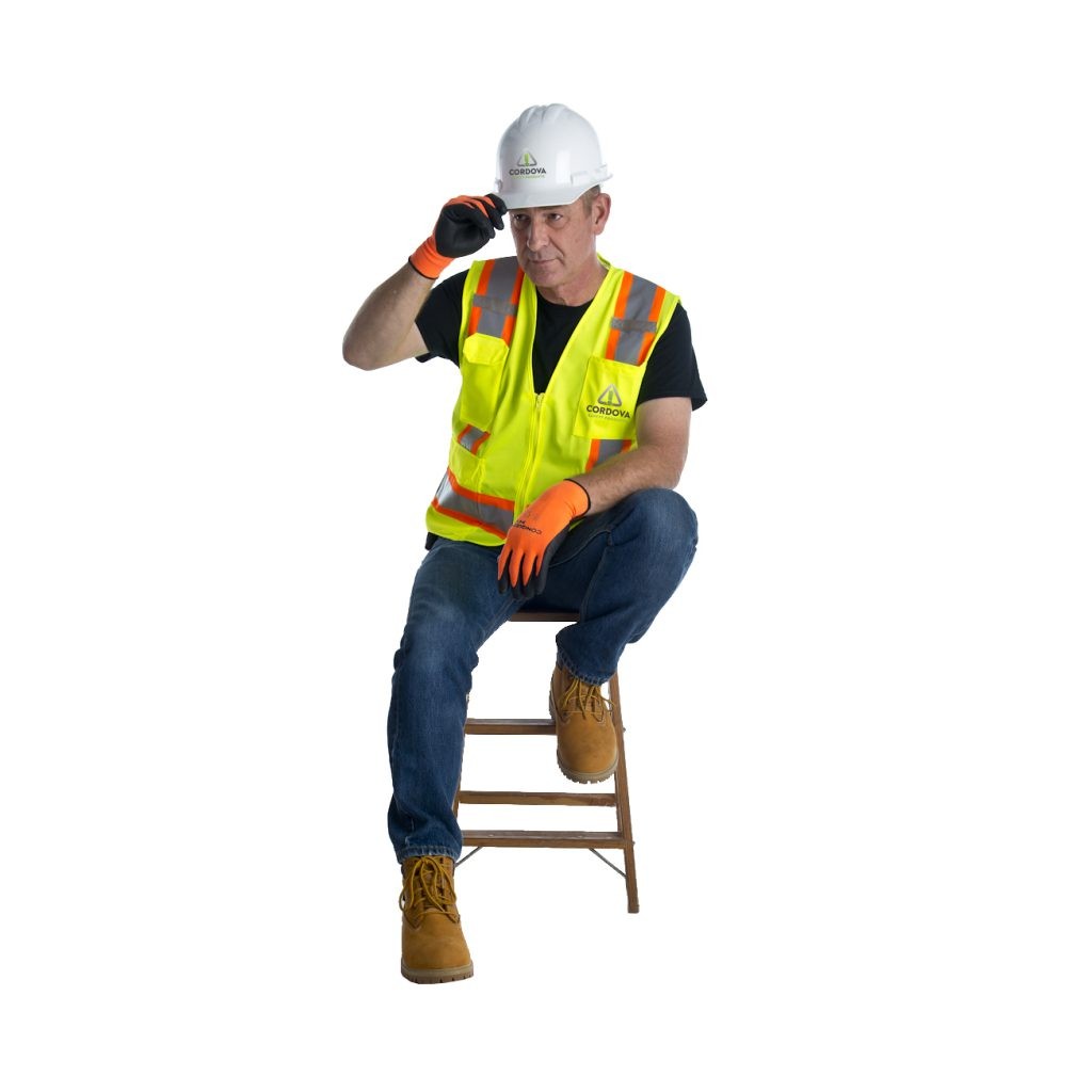 Safety Vest, Class 2 Rated, Deluxe: #SPVS286L - Cordova Safety