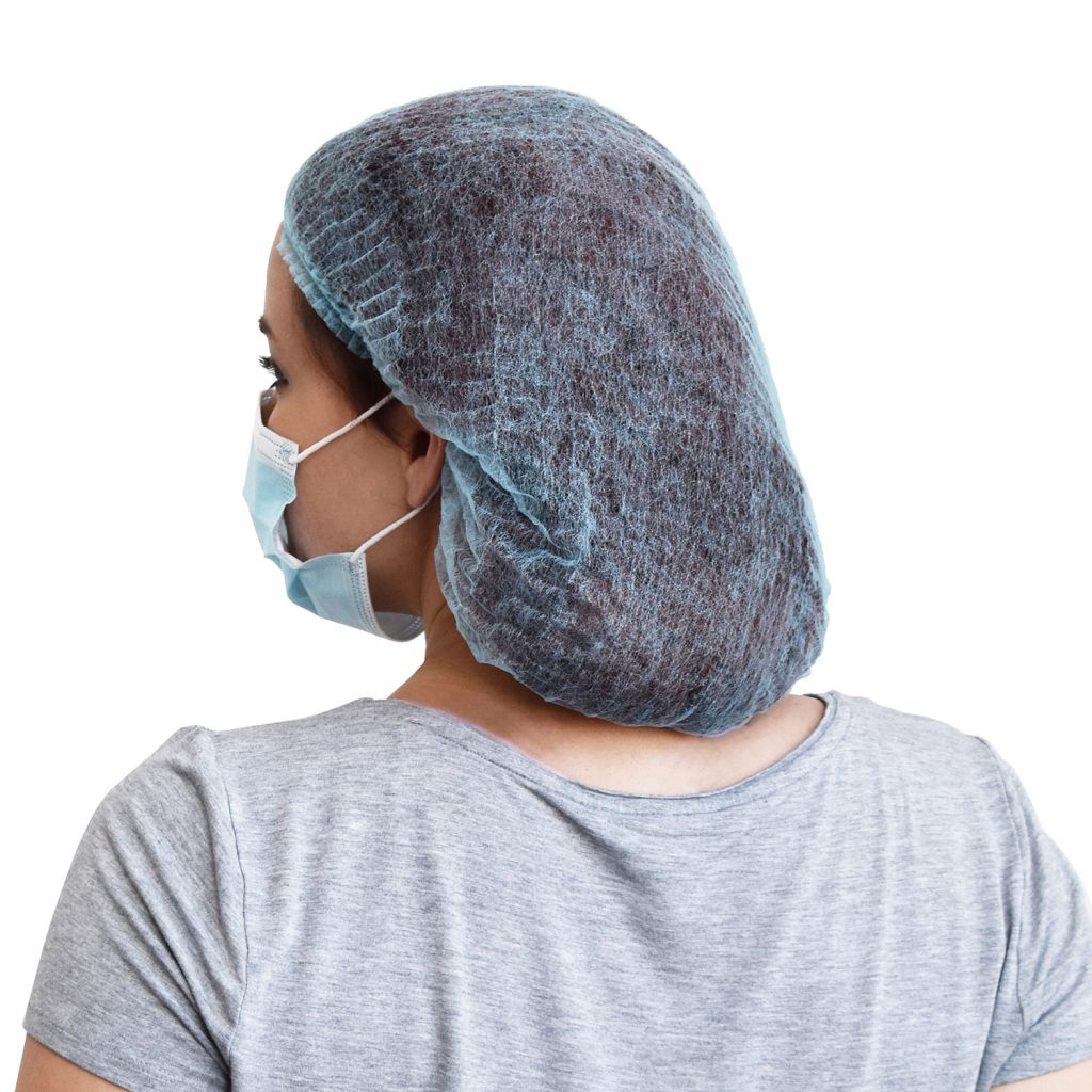 Bouffant Cap, Polypropylene, Pleated: #PBC19W - Cordova Safety