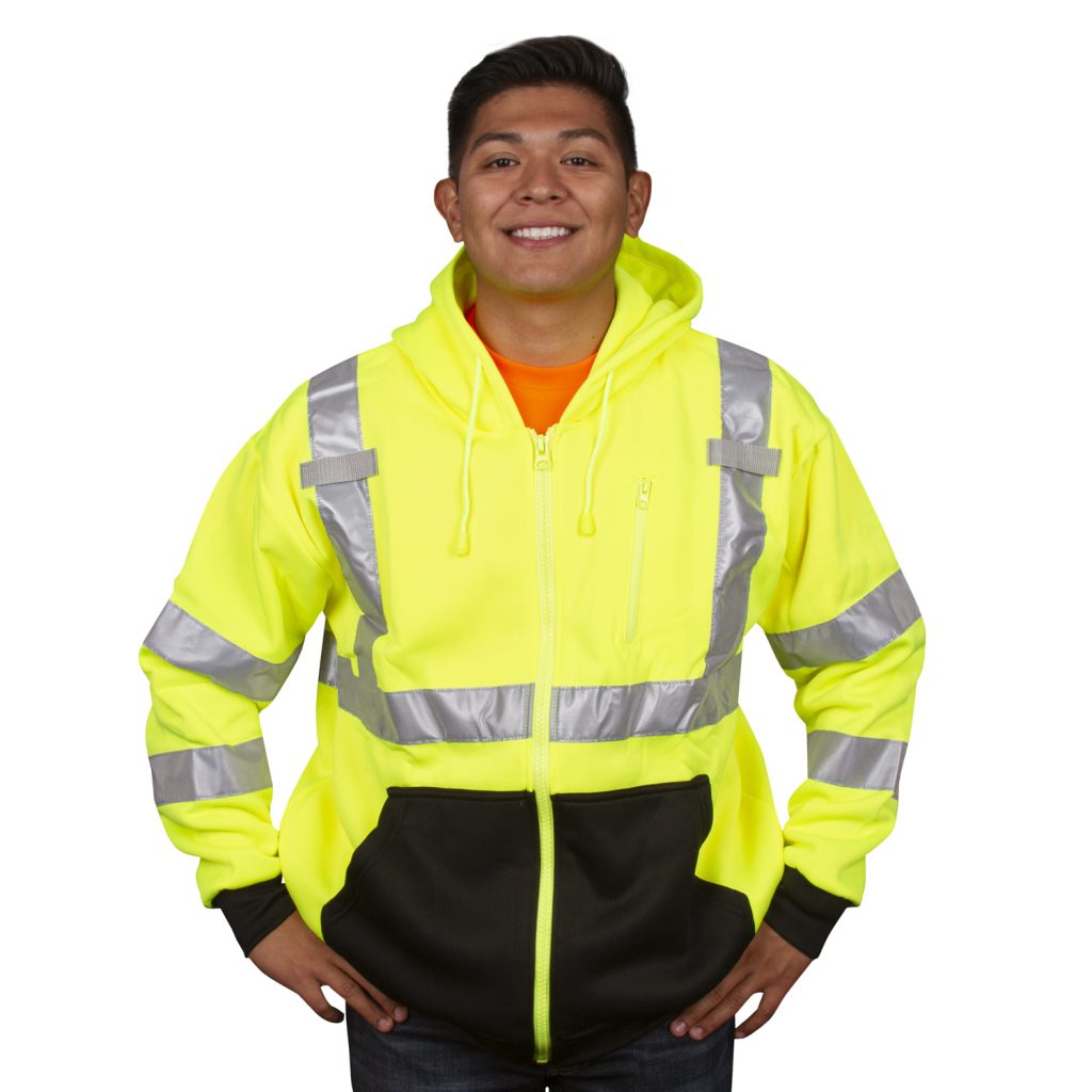 Sweatshirt, COR-BRITE®, Type R, Class 3, Hood: #SJ401 - Cordova Safety