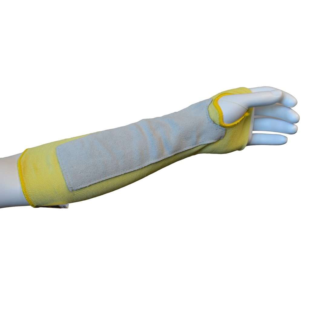 Sleeve, Kevlar®, Thumb Slot, Leather, 14 Inch, A3 Cut: #3014TLP ...