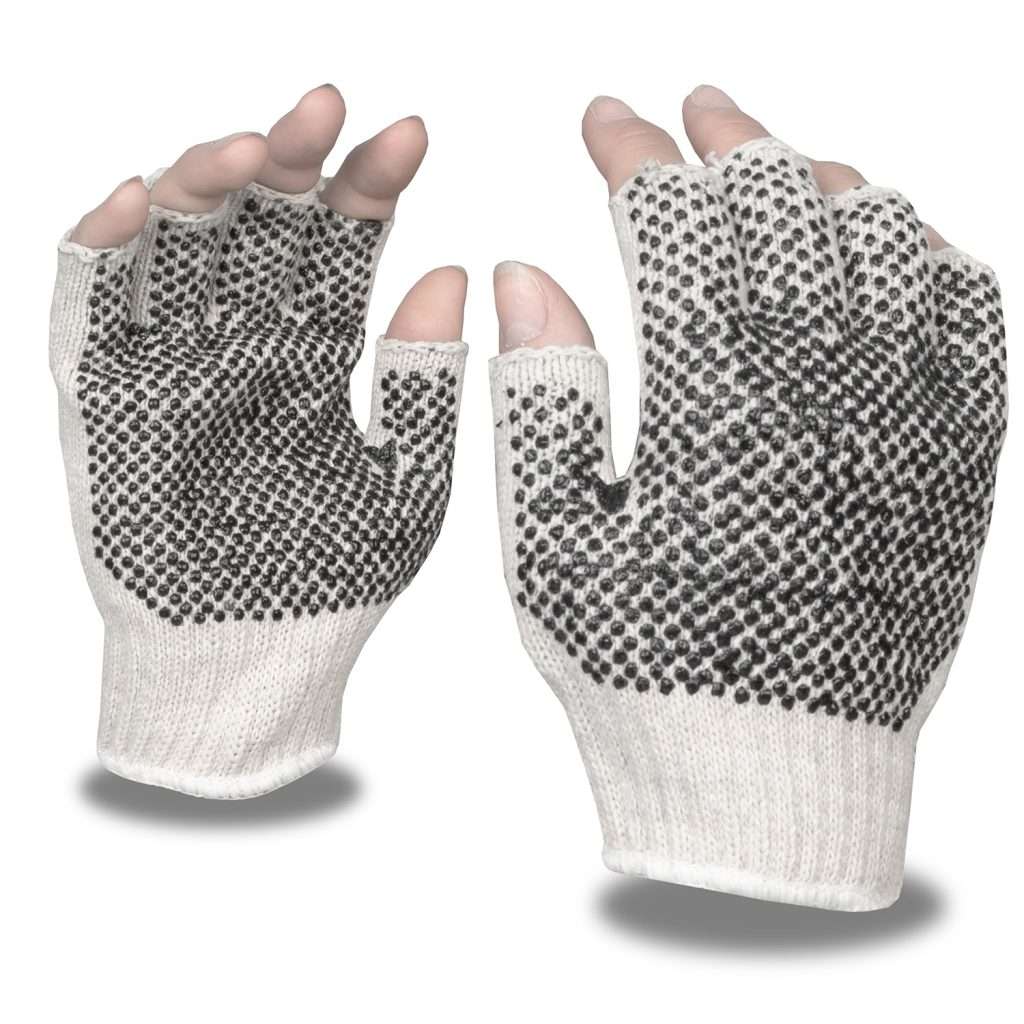 Machine Knit, Double-Sided, PVC Dots, Medium Weight, Fingerless: #3856 ...