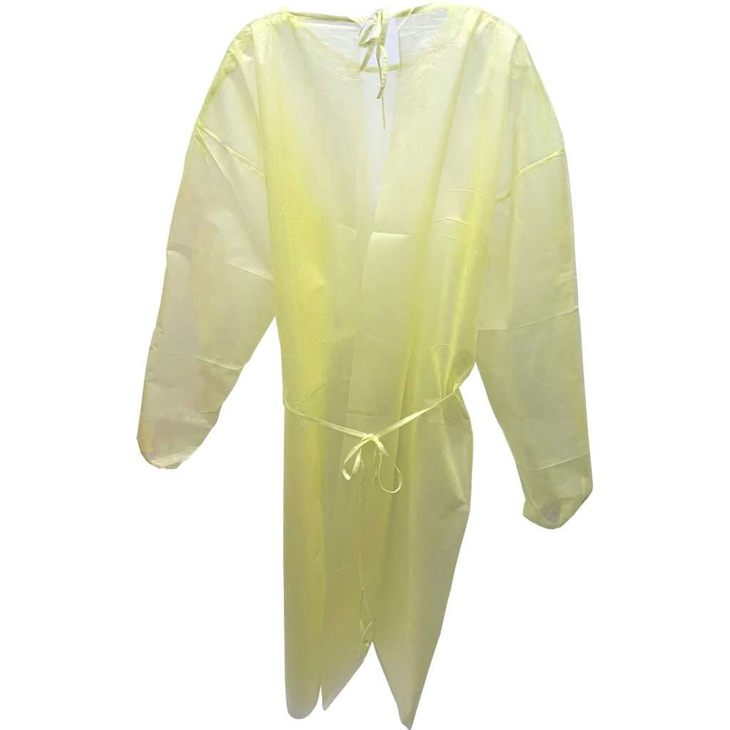 Polypropylene, Isolation Gown: #PPGOWN100 - Cordova Safety