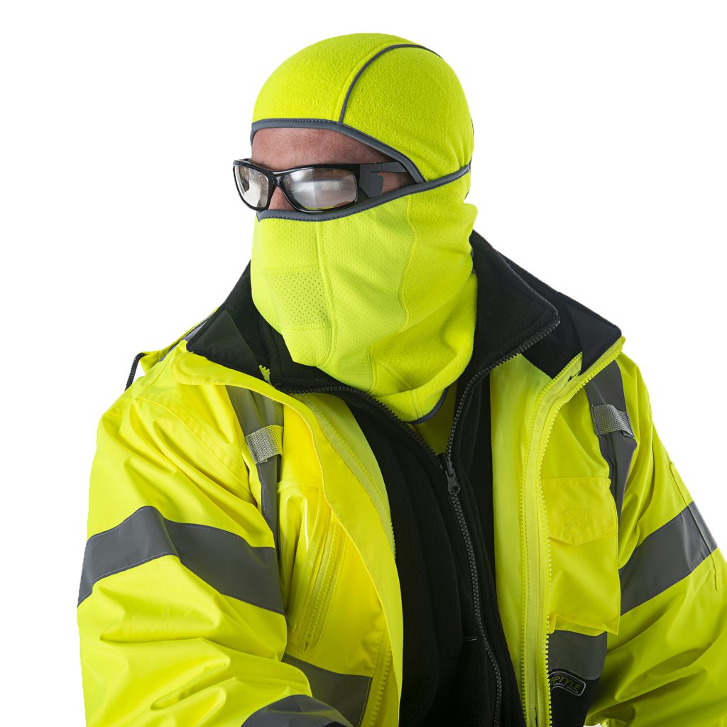Balaclava, Breathable, Hi-Vis: #HL150HV - Cordova Safety