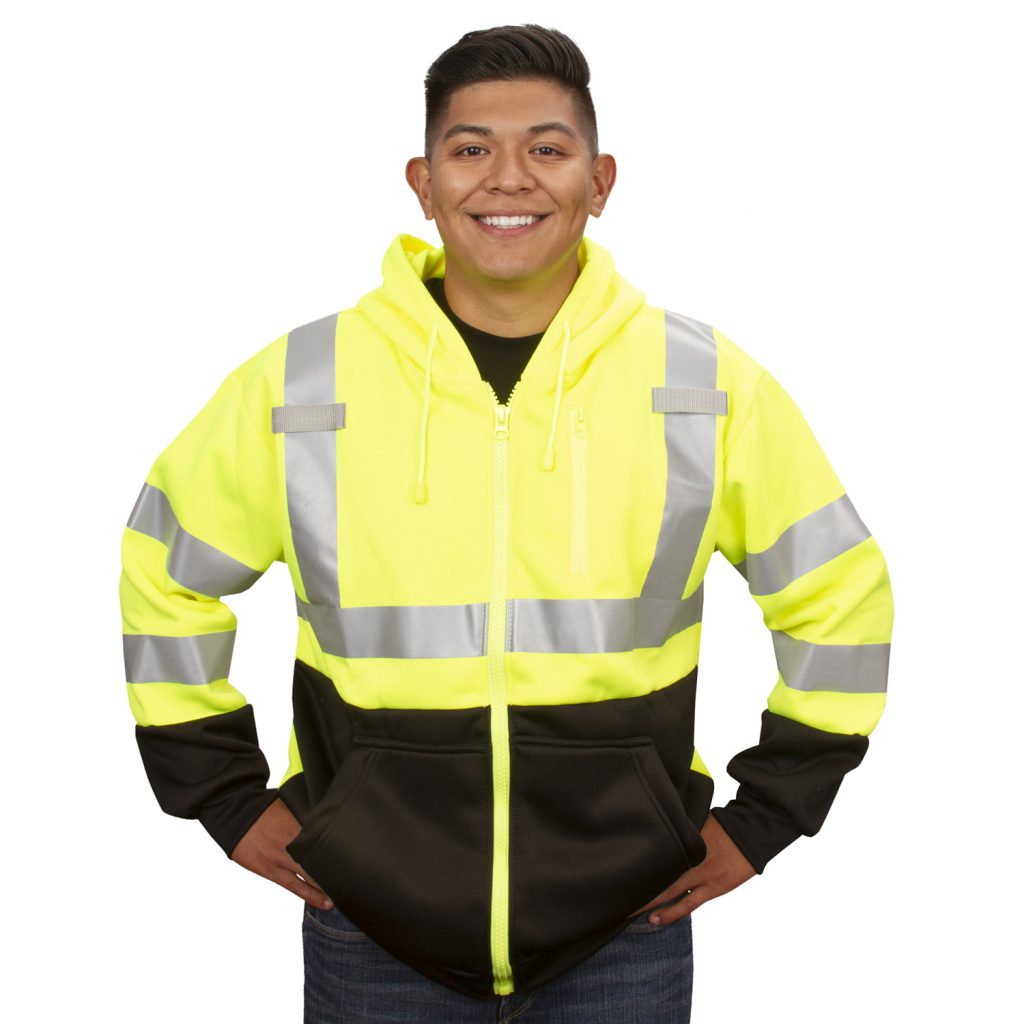 Sweatshirt, COR-BRITE®, Type R, Class 3, Hood: #SJ501H - Cordova Safety