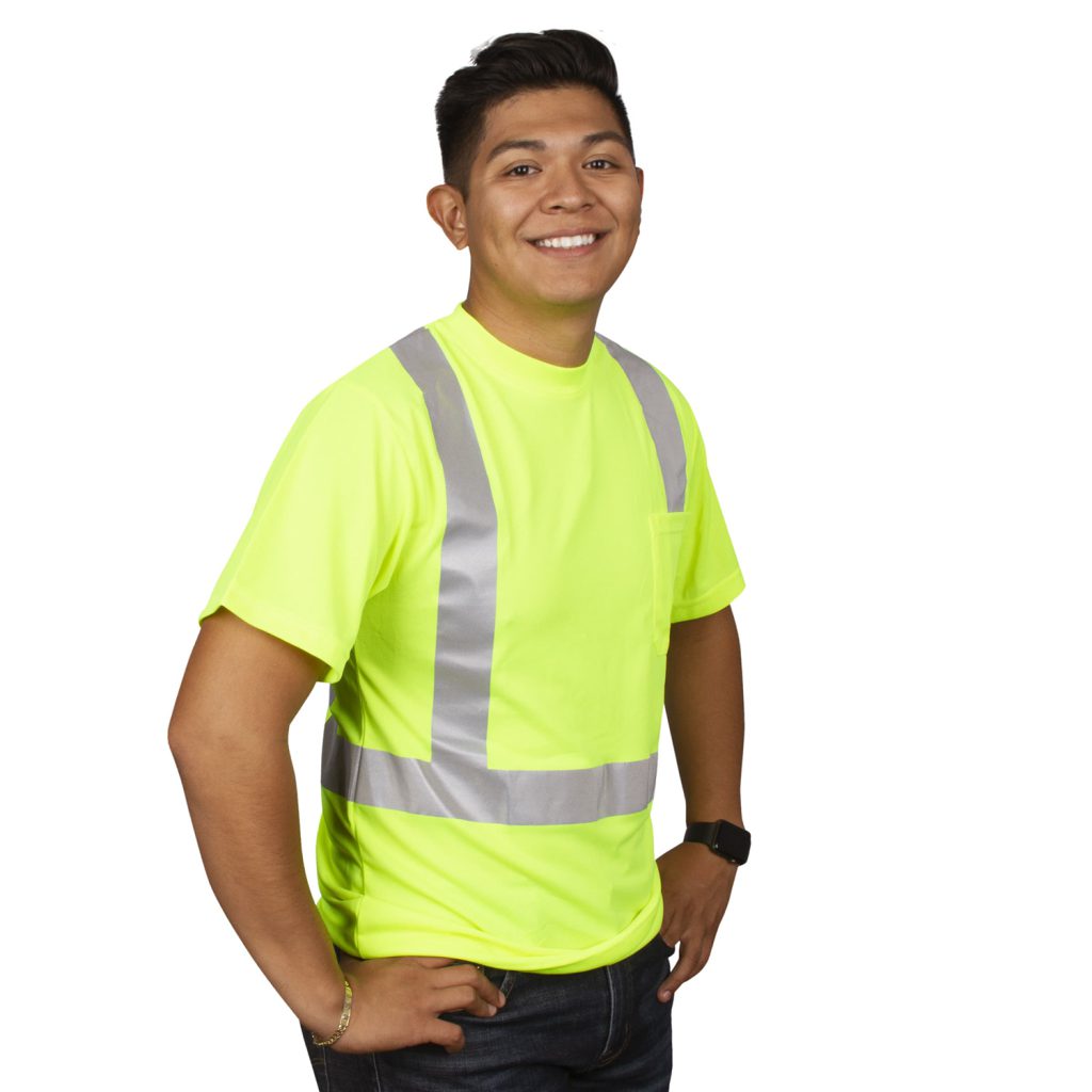 Cor-Brite™ Class II T-Shirt Crew Neck, One Front Pocket #V411 - Cordova ...