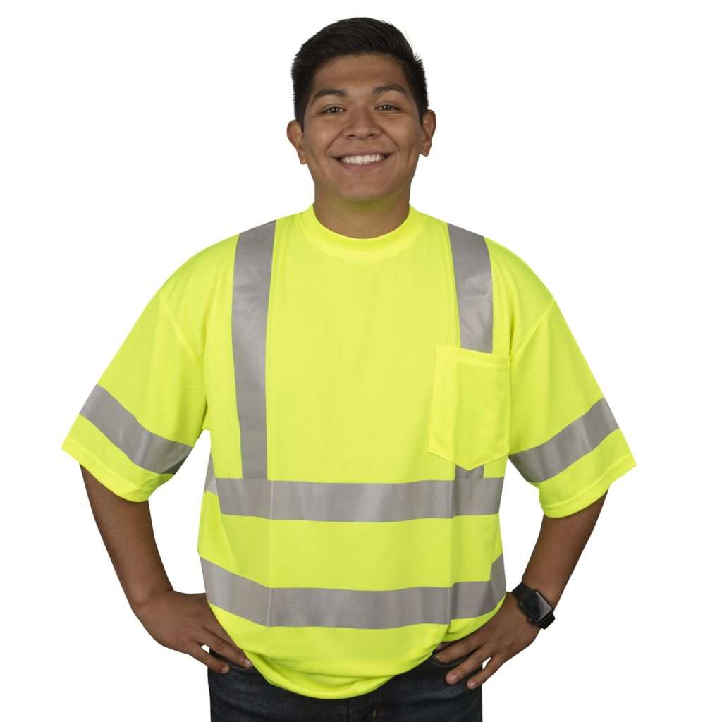 Shirt, COR-BRITE®, Type R, Class 3, Lime: #V431 - Cordova Safety