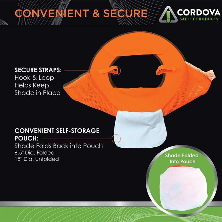 Hard Hat, Neck Shade, Lime: #VHB101 - Cordova Safety