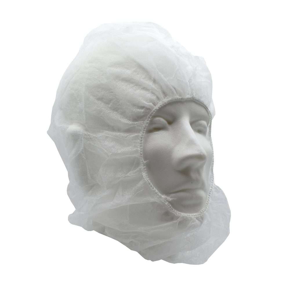 Head/Beard Hood, Polypropylene: #PPHOODW100 - Cordova Safety