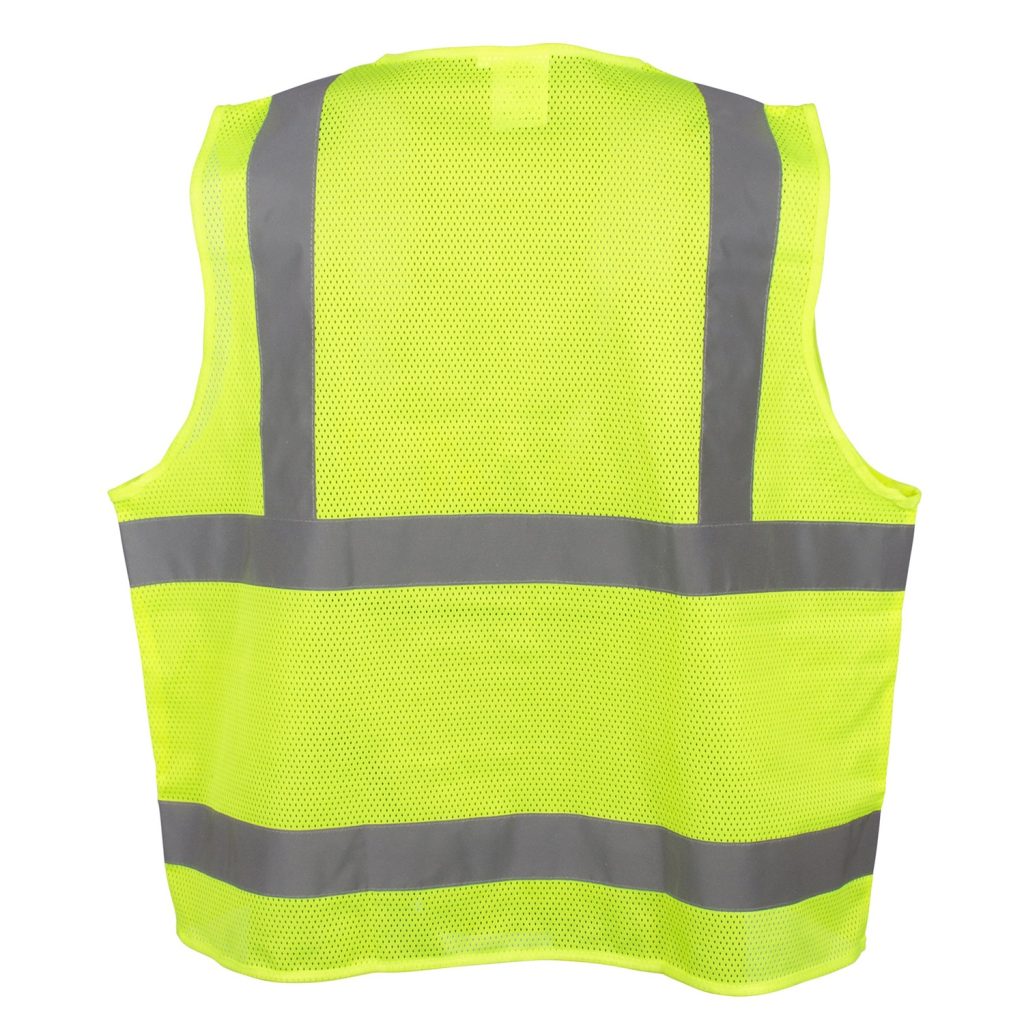 Class II Surveyors Vest Four Outside Pockets, Four Pen Holders Two ...